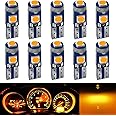 Amazon.com: AUXLIGHT Amber Yellow T5 37 74 2721 PC74 PC37 LED Bulb, 3030 Chips Super Bright 12 ...