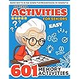 Dementia Activities for Seniors: 601 Relaxing Easy Brain Puzzles & Cognitive Memory Games for ...
