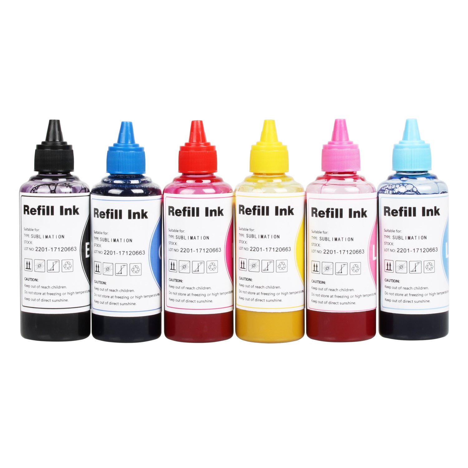Mua CoYlBod 6 Colors Sublimation Ink Refilled Bottles for Epson Artisan ...