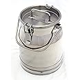 Amazon.com: Stainless Steel Milk Transport Cans with Strong, Sealed Lid ...