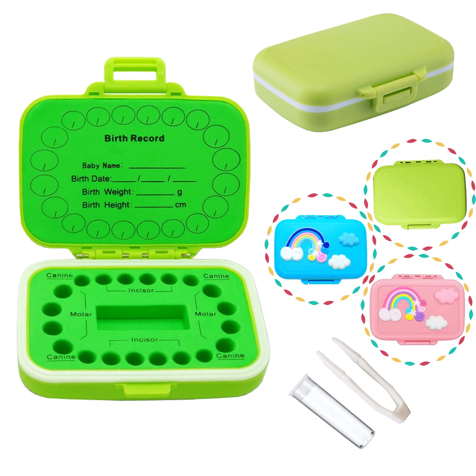 Mua Baby Teeth Keepsake Box Tooth Organizer for Lost Teeth, Tooth ...