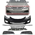 Amazon.com: AUTOS PARTS PLUS Front Bumper Cover Primed + Lower Grille ...