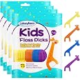 Amazon.com : 300 Count Kids Flossers, Cute Giraffe Kids Floss Picks, No ...