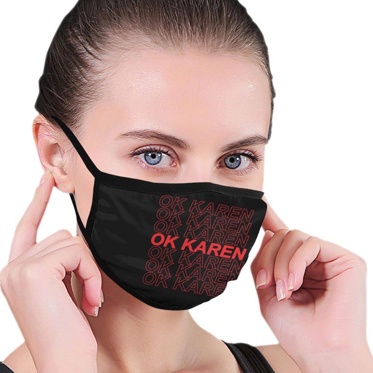 OK Karen Unisex Anti-Dust Face Mouth Mask Reusable Dust Mask Face Masks ...
