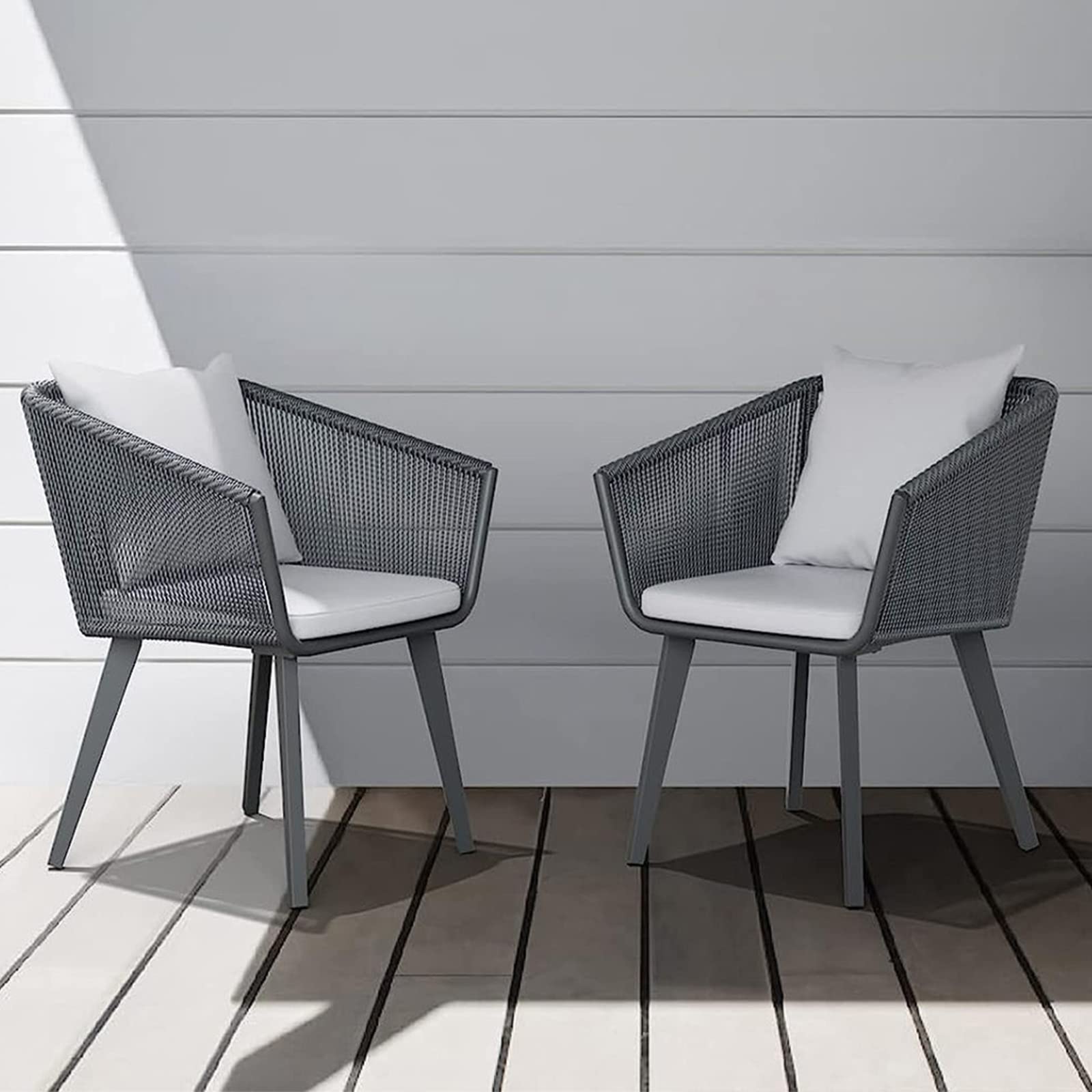 Astomi 2 Pieces Patio Dining Set, Grey for sale | Delran, NJ | Nellis ...