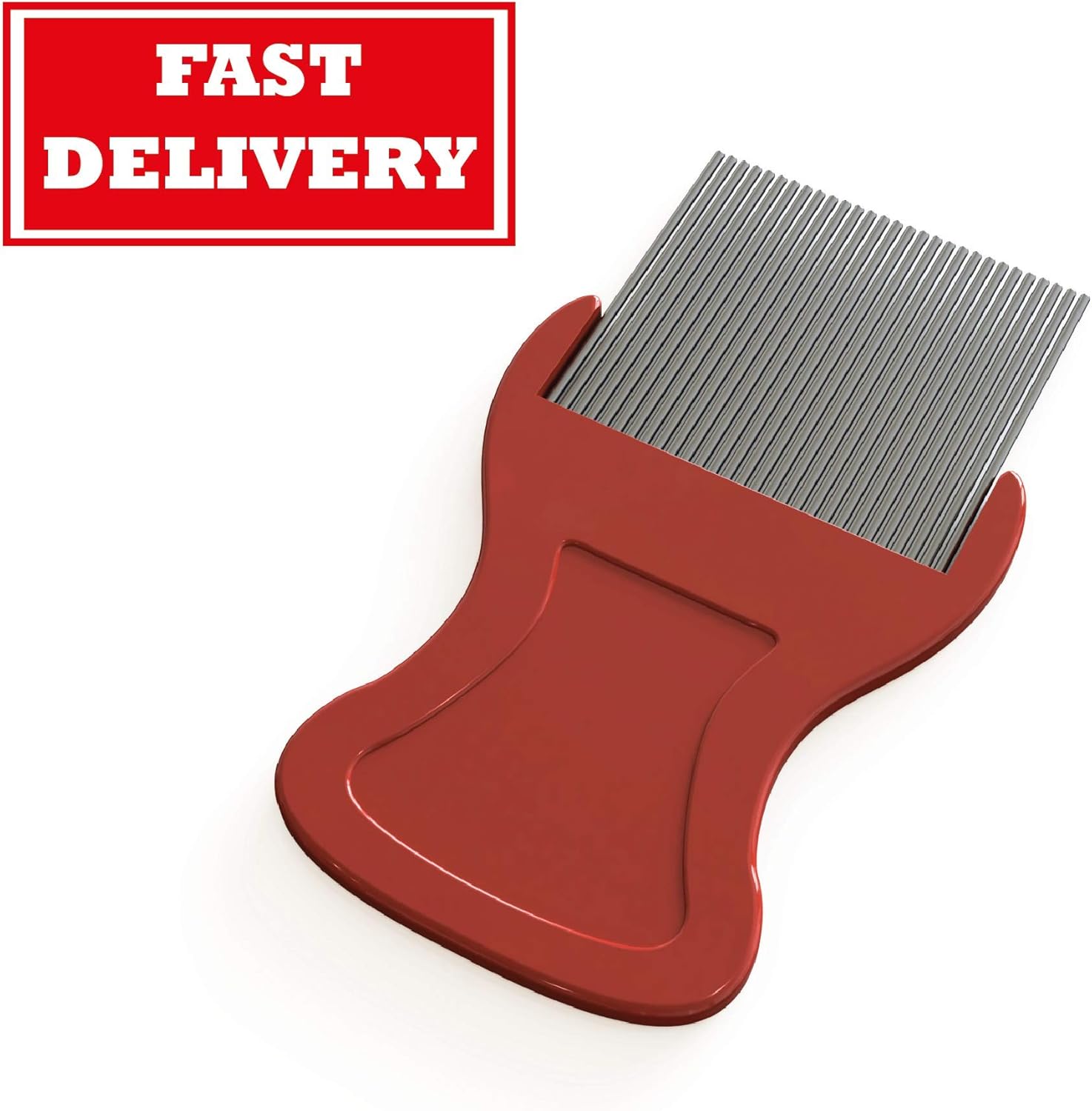 BESTBRIT Stainless Steel Metal Lice Removal Comb, Long Pin Nit ...