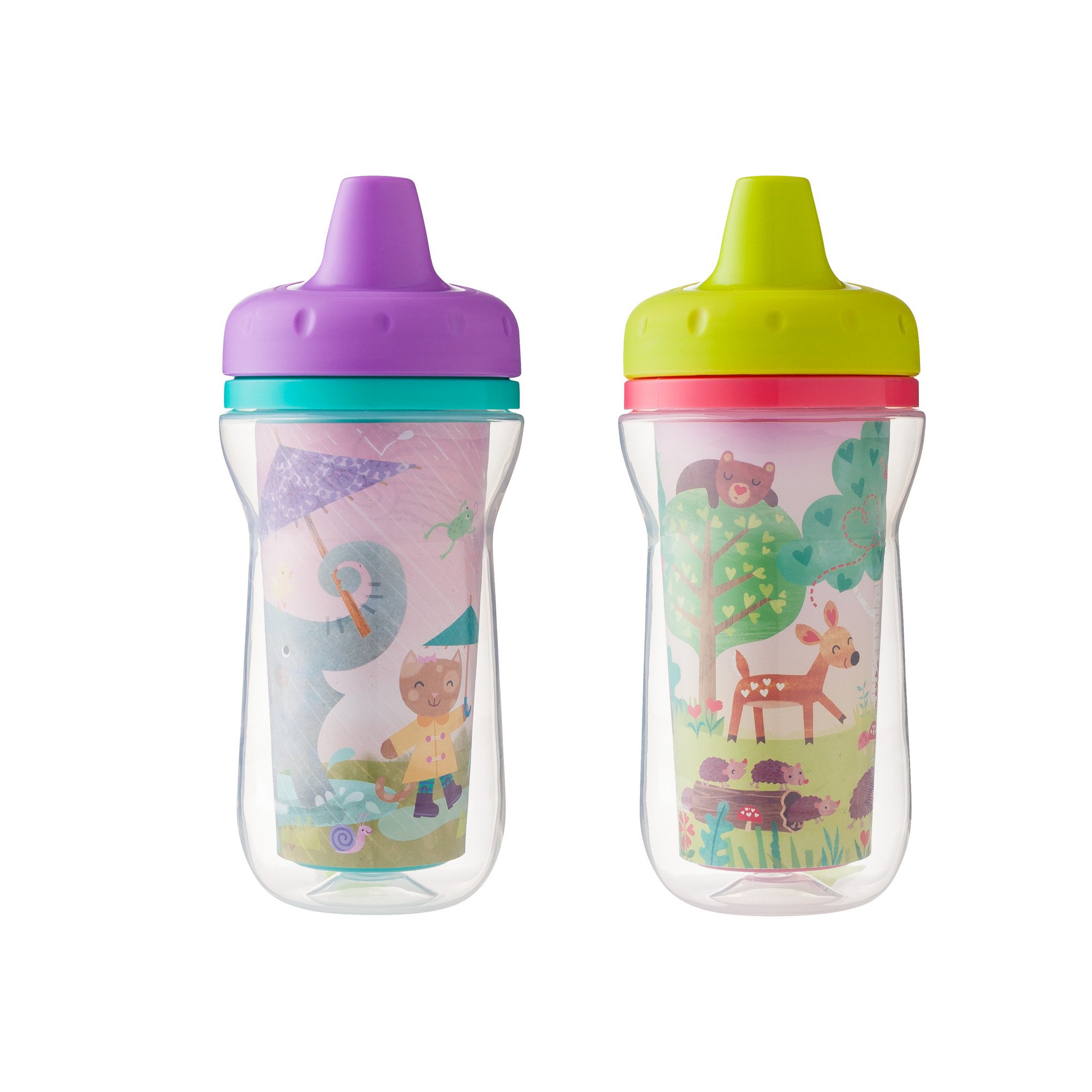 Amazon.com : The First Years Simple Sippy Cup - 9oz, 2 pack, Pink and ...