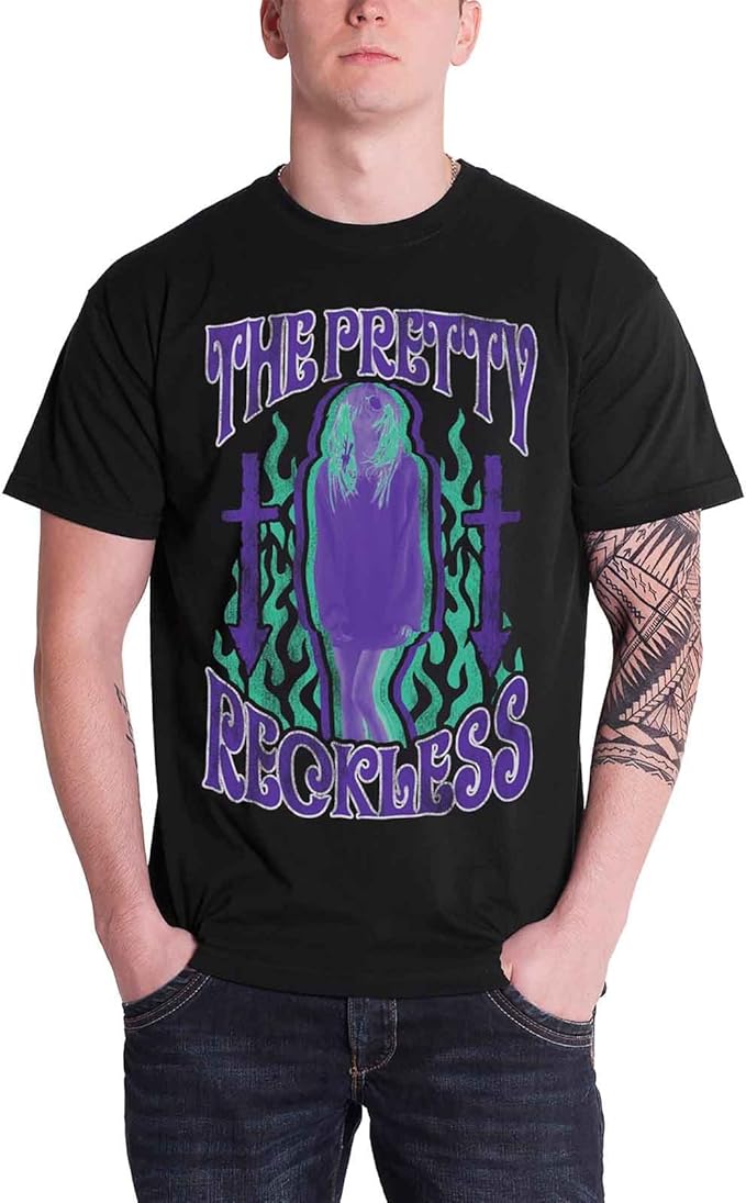 Amazon.com: The Pretty Reckless Psychedelic Logo Taylor Official Mens ...