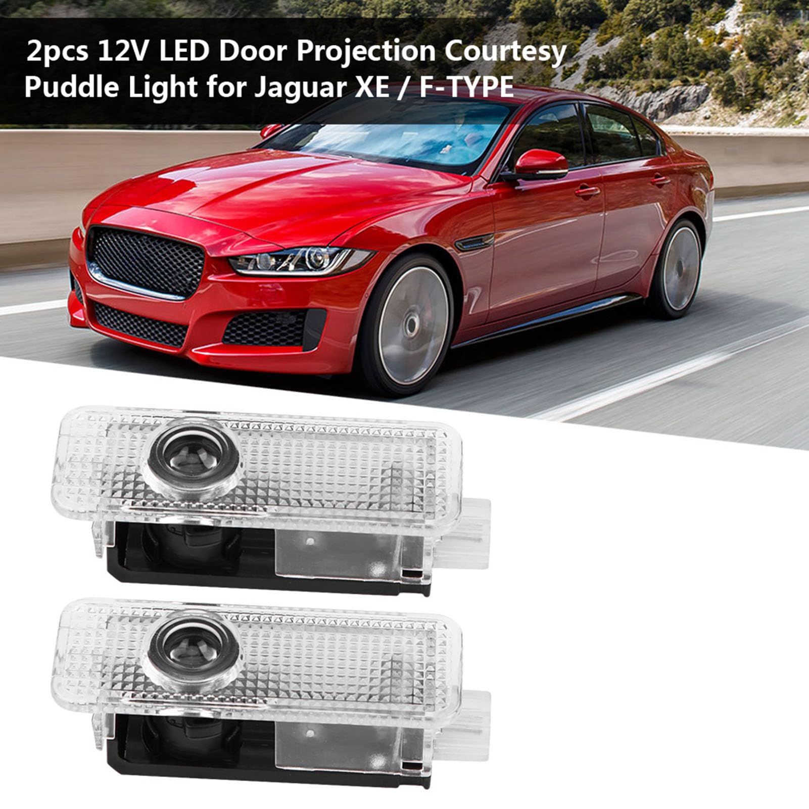 Mua Akozon Jaguar F Type Light, Door Light Projector, 2 Pcs LED ...