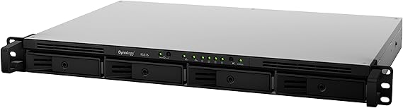Synology RS816 4 Bay Rackmount Enclosure: Amazon.co.uk: Computers ...