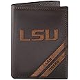 Amazon.com : NCAA LSU Tigers Zep-Pro Pull-Up Leather Trifold Embossed ...