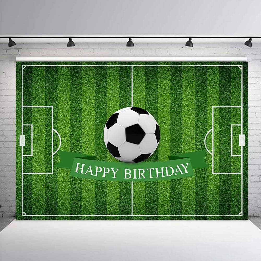 MEHOFOTO Football Theme Happy Birthday Photography Backdrop Party ...