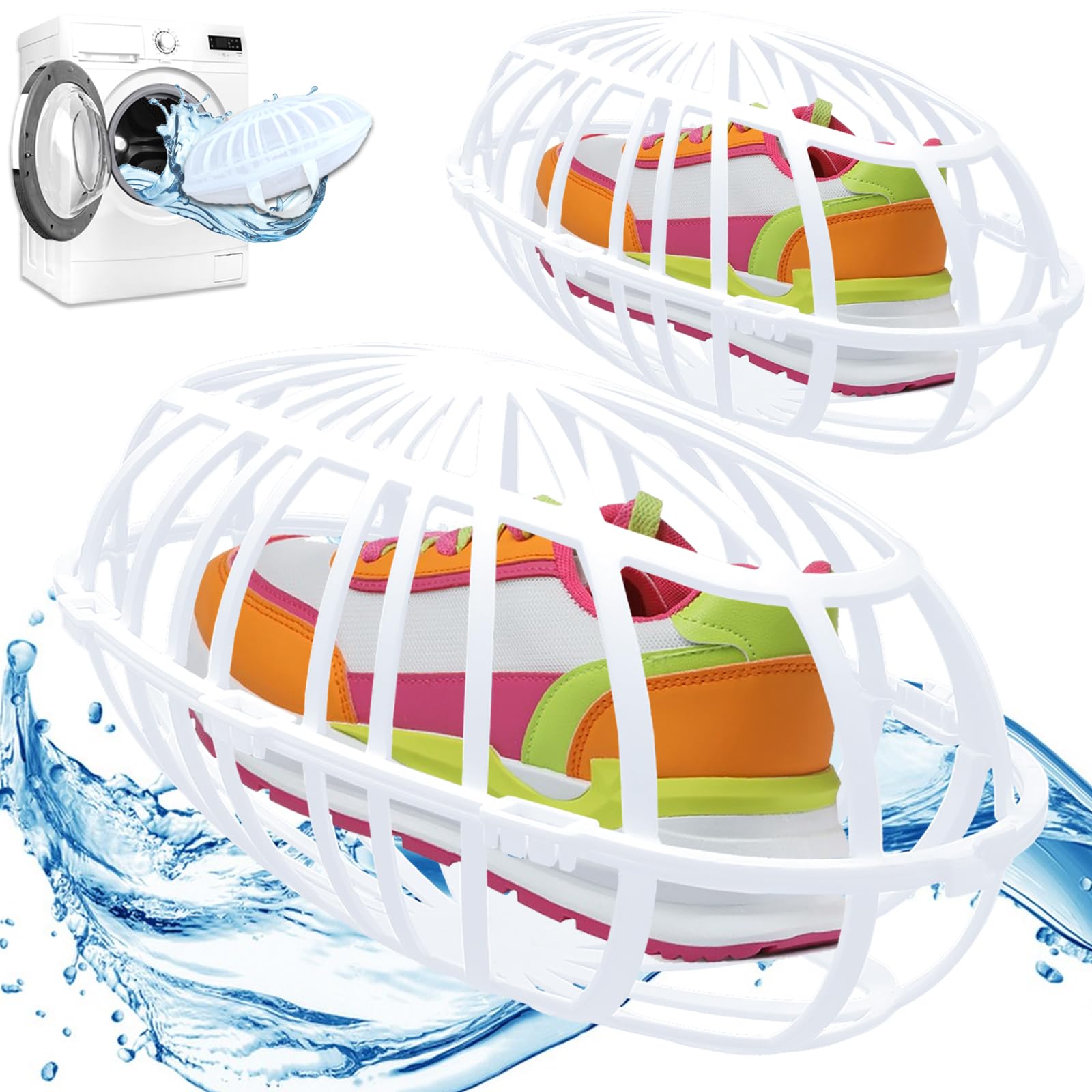 Shoes Washing Bag for Washing Machine, Child Shoes Washer Cage with ...