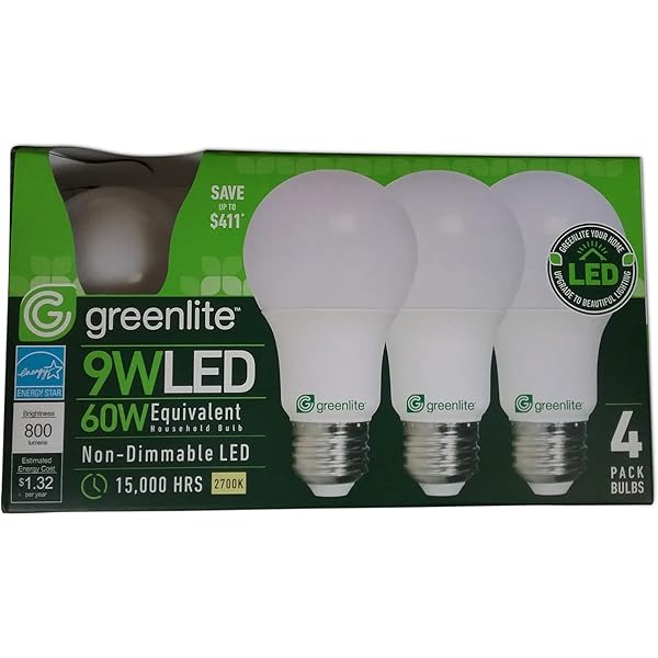 Greenlite® Extra Brite Non-Dimmable LED Bulb, 19 W, LED