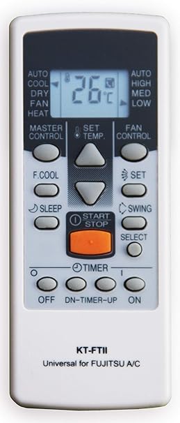 Fujitsu Remote Control For Air Conditioners, Heat Pumps And Inverters ...