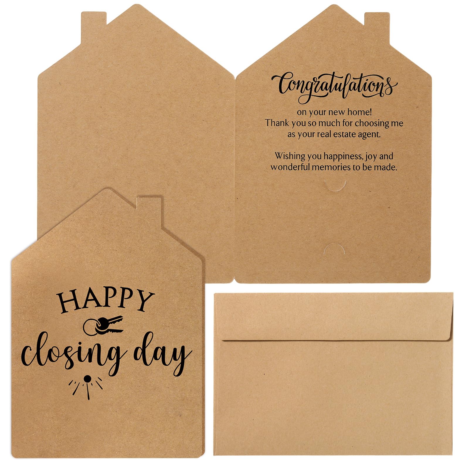 25 Sets Real Estate New Home Congratulations Cards Thank You New House ...