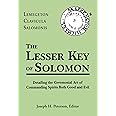 The Lesser Key of Solomon: Lemegeton Clavicula Salomonis: Peterson, Joseph: 9781578632206: Books ...