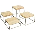 Amazon.com: YFEEN Dessert Table Risers Display Stands Food display Wood ...
