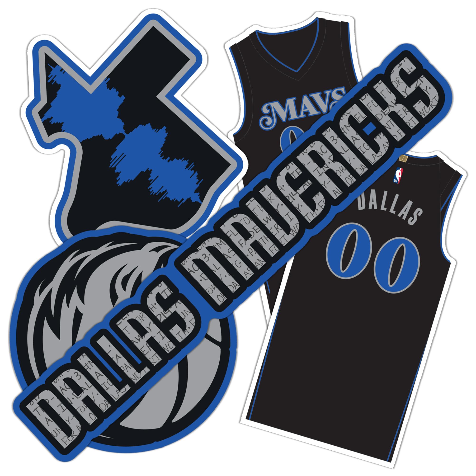 Mua Desert Cactus Dallas Mavericks Stickers NBA Officially Licensed ...