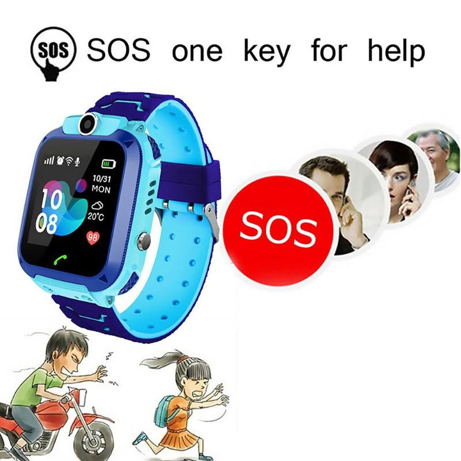 Mua Smart Watch for Kids, IP67 Waterproof Children Phone Watch with ...