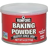 Amazon.com : Rumford Double Acting Baking Powder, 4 Ounce : Grocery ...