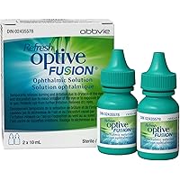 Refresh Optive Fusion Ophthalmic Solution, Dual-action Formula, Dry Eye ...