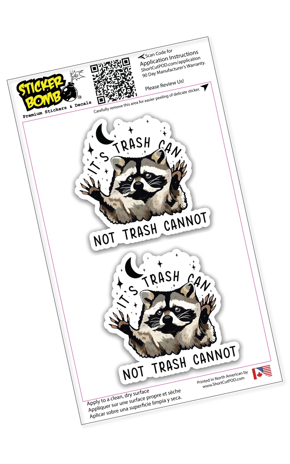 Mua It's Trash Can Not Trash Cannot 2 Pack Sticker, Screaming Possum ...