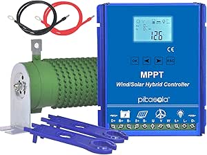 Amazon.com : PIKASOLA 1400W Off Grid with Unloader Hybrid Wind Solar Controller Auto 12/24V ...