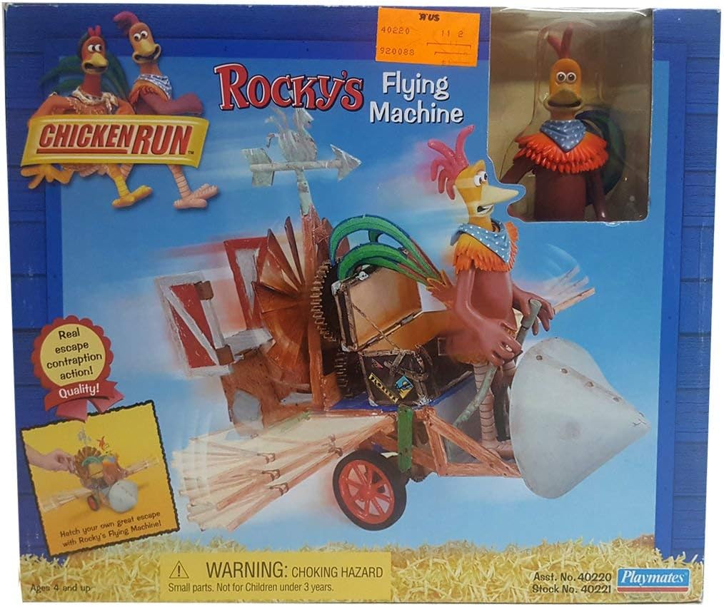 Chicken Run - Rocky's Flying Machine: Amazon.co.uk: Toys & Games