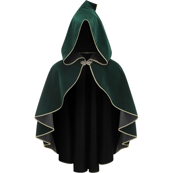 Medieval Cloak Joukavor Renaissance Cloak With Hood & Arm Holes ...