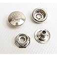 Pull The Dot Snap Fastener, Locking Snap, Nickel/Brass, Set of 10 ...