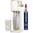 Amazon.com: SodaStream Art Sparkling Water Maker (White/Gold) with CO2 and Carbonating Bottle ...