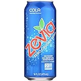 Amazon.com : Zevia All Natural Soda, Cola, 12 Fl Oz (Pack of 24) : Soda ...