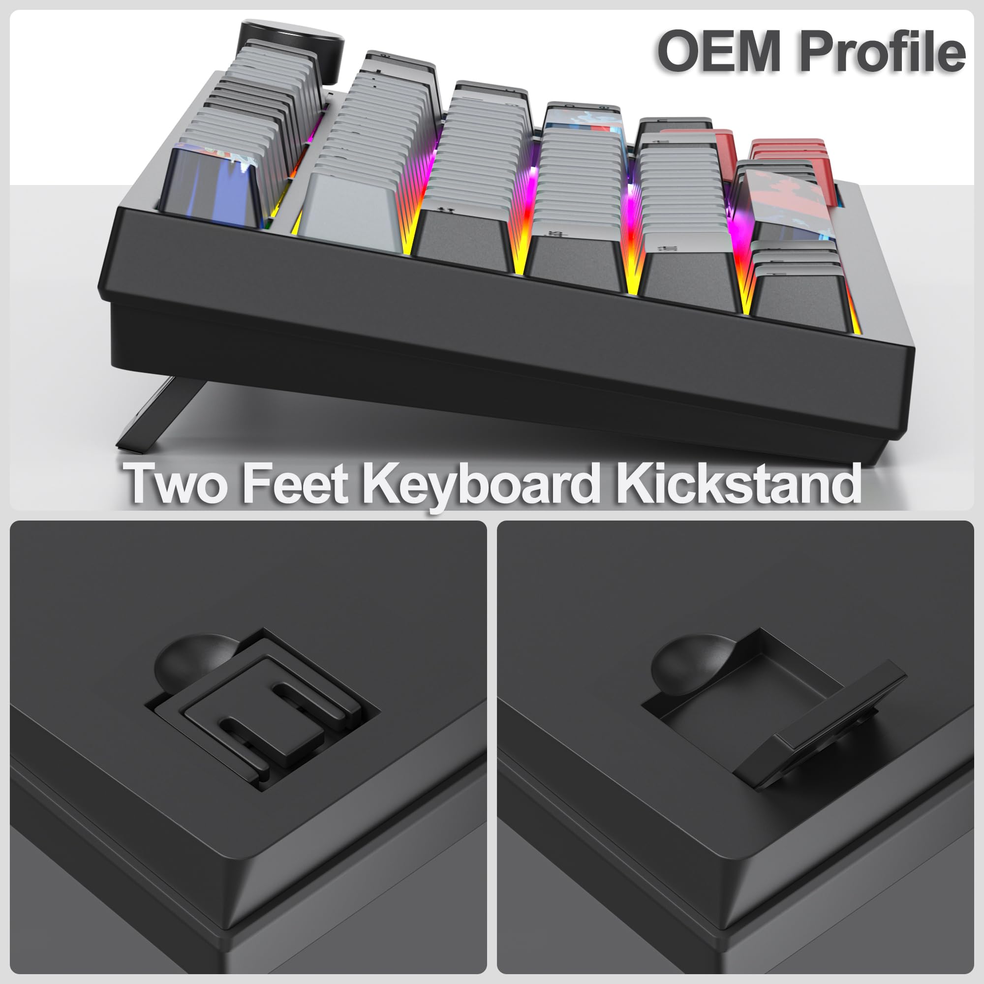 Mua Fogruaden Wired 75% Percent Mechanical Keyboard Hot Swappable ...