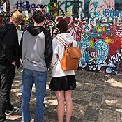 Amazon.com: Leather Backpack Women Beige - Expatrié “Noelle” Small ...