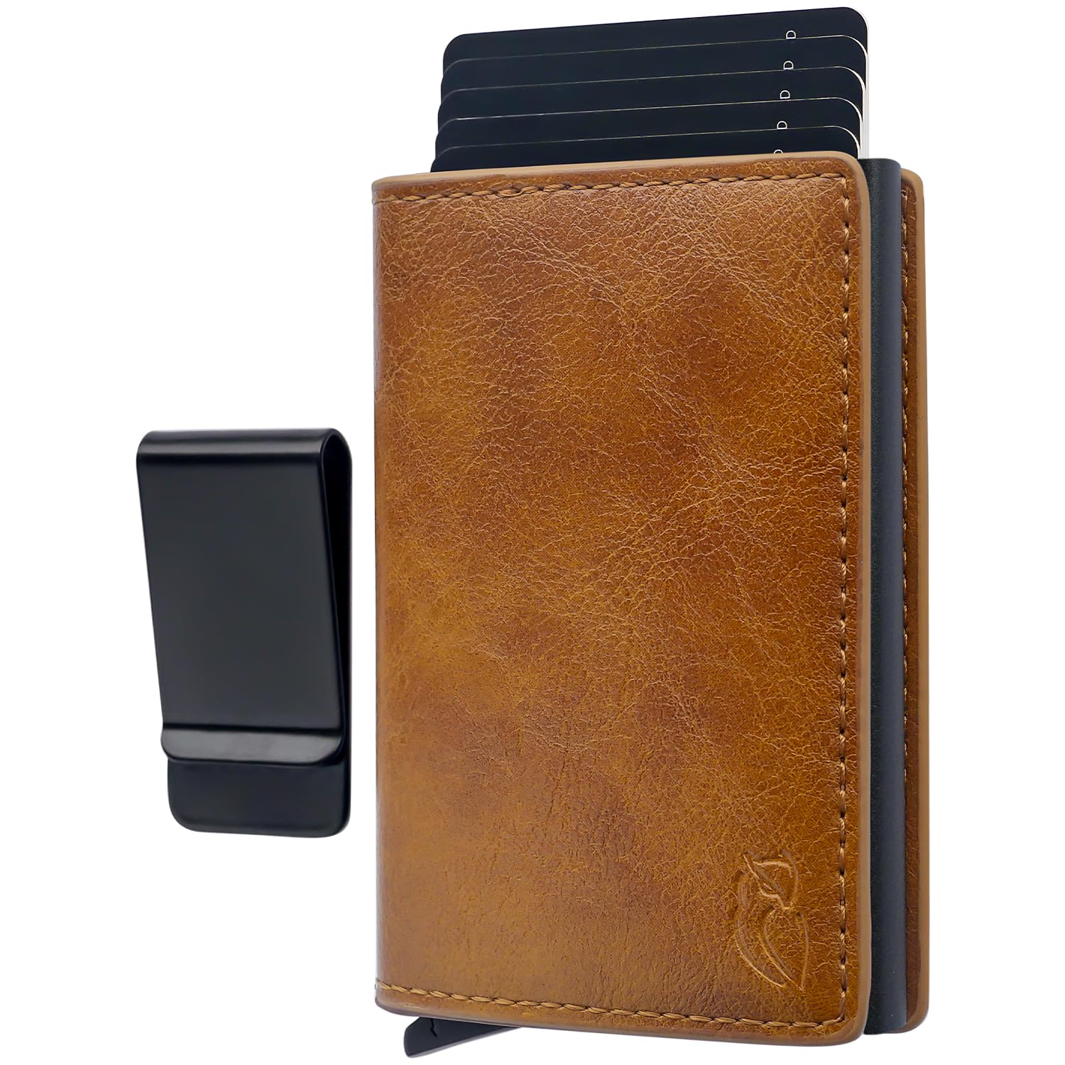 Mua RFID Wallet for Men with Money Clip - PU Leather Mens Wallet Credit ...