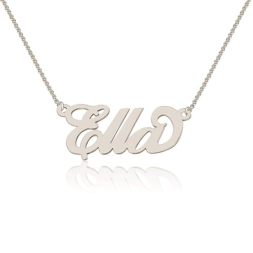 Amazon.com: Personalized Ella Name Necklace, Custom made in stock ...