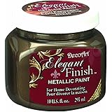 Amazon.com: DecoArt DA249-51 Elegant Finish Metallics, 10-Ounce, Silver ...