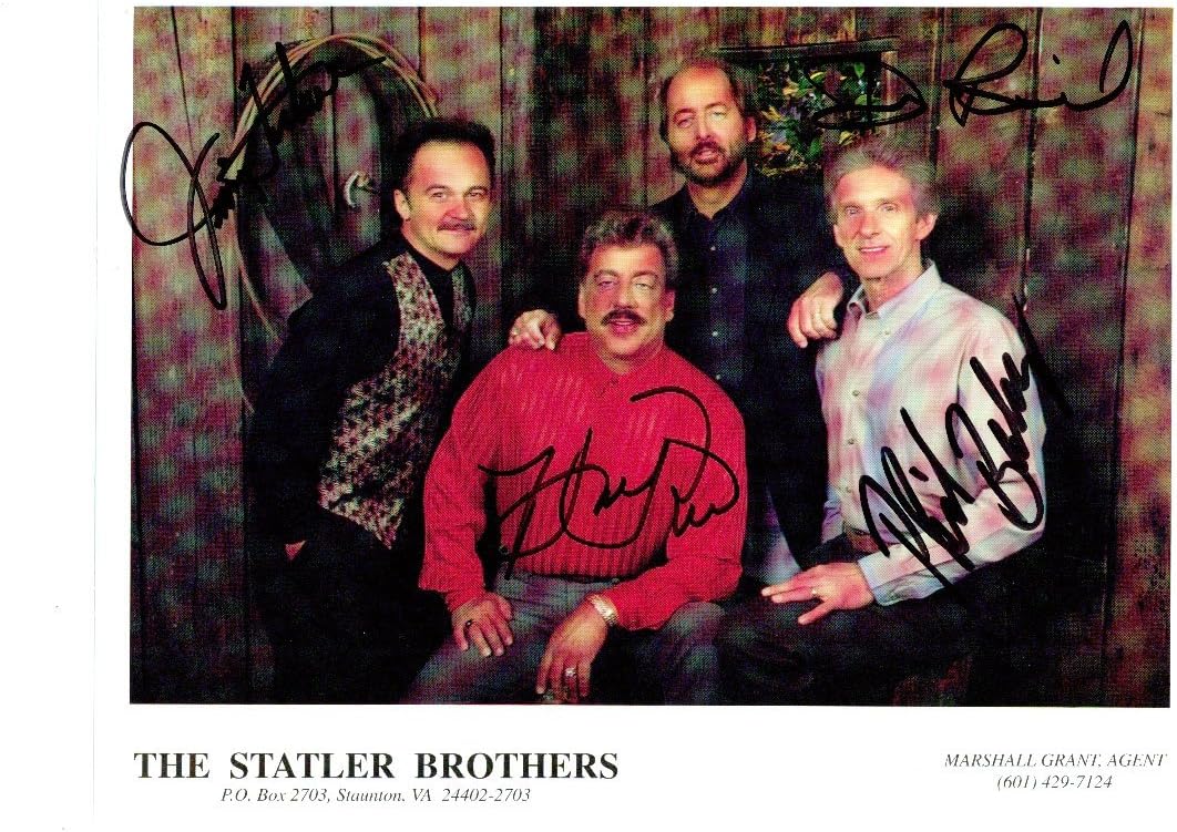 The Statler Brothers 8 x 10 Celebrity Photo Autographs at Amazon's ...