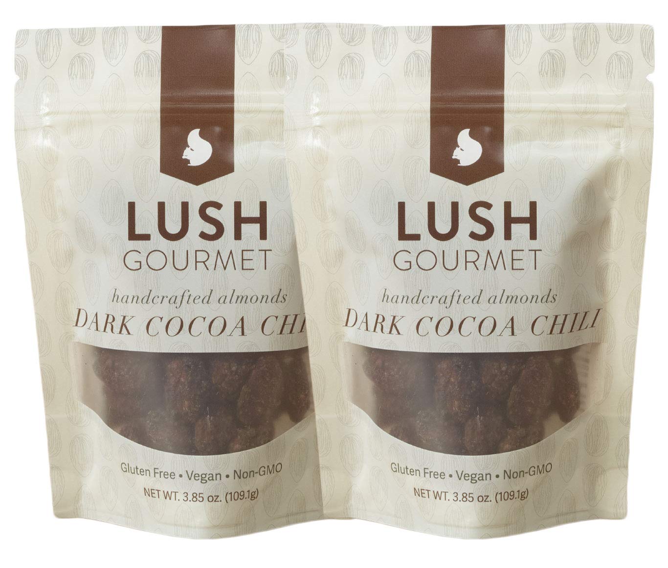 Amazon.com : Lush Gourmet Coconut Orange Peel Almonds - Salted Almonds ...