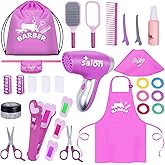 Amazon.com: deAO Girls Beauty Salon Set, 32PCS Kids Beauty Salon Toy ...