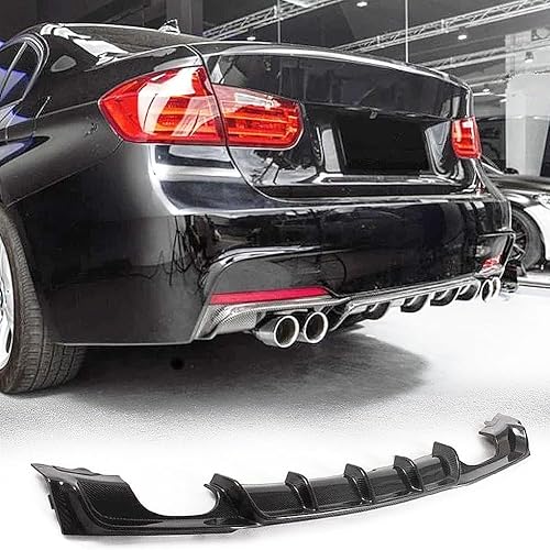 MCARCAR KIT Carbon Fiber Rear Diffuser for BMW 3 Series F30 M Sport Sedan 2012-2018 320i 325i ...