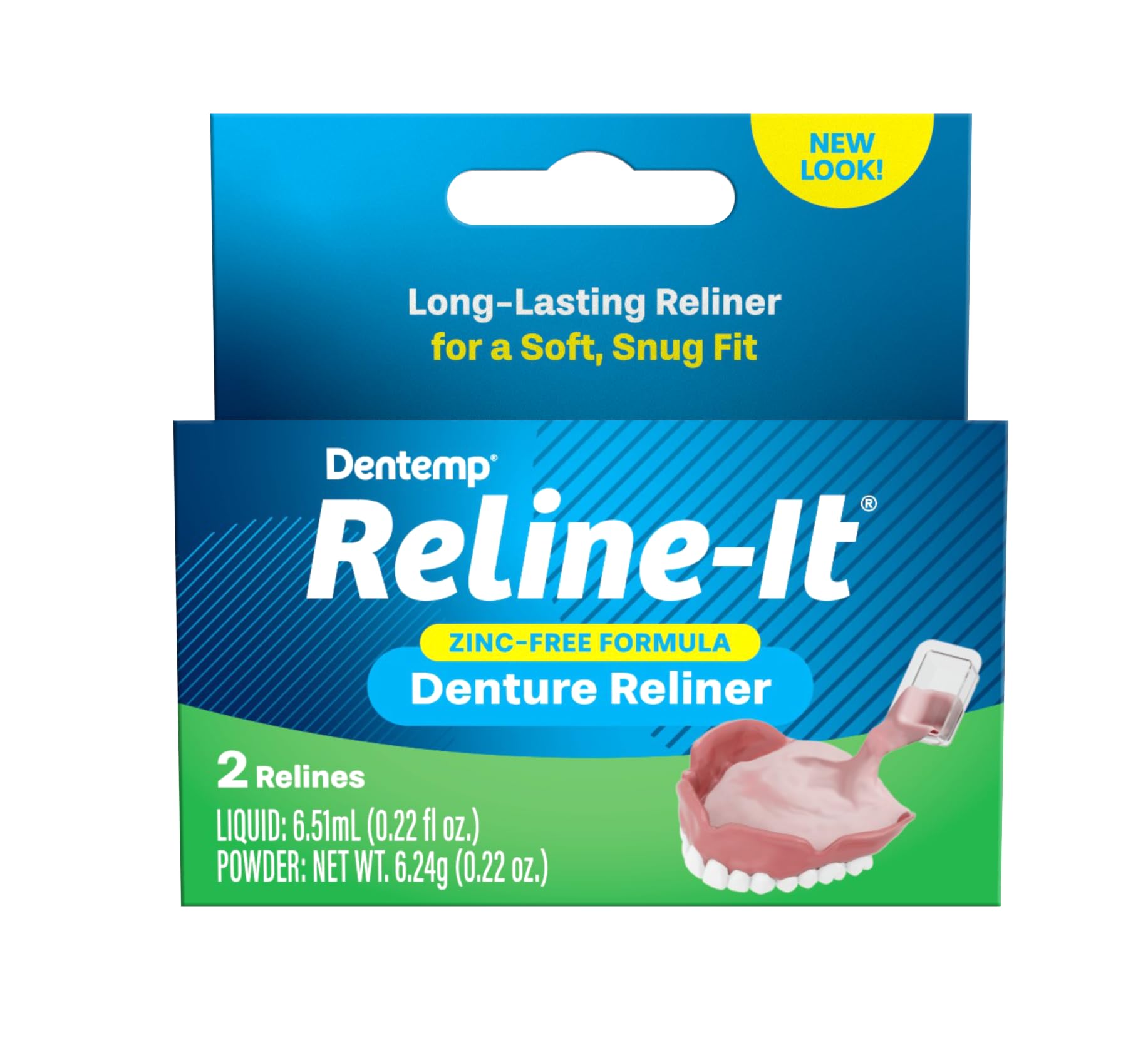 Mua Dentemp Denture Reline Kit - Advanced Formula Reline It Denture ...