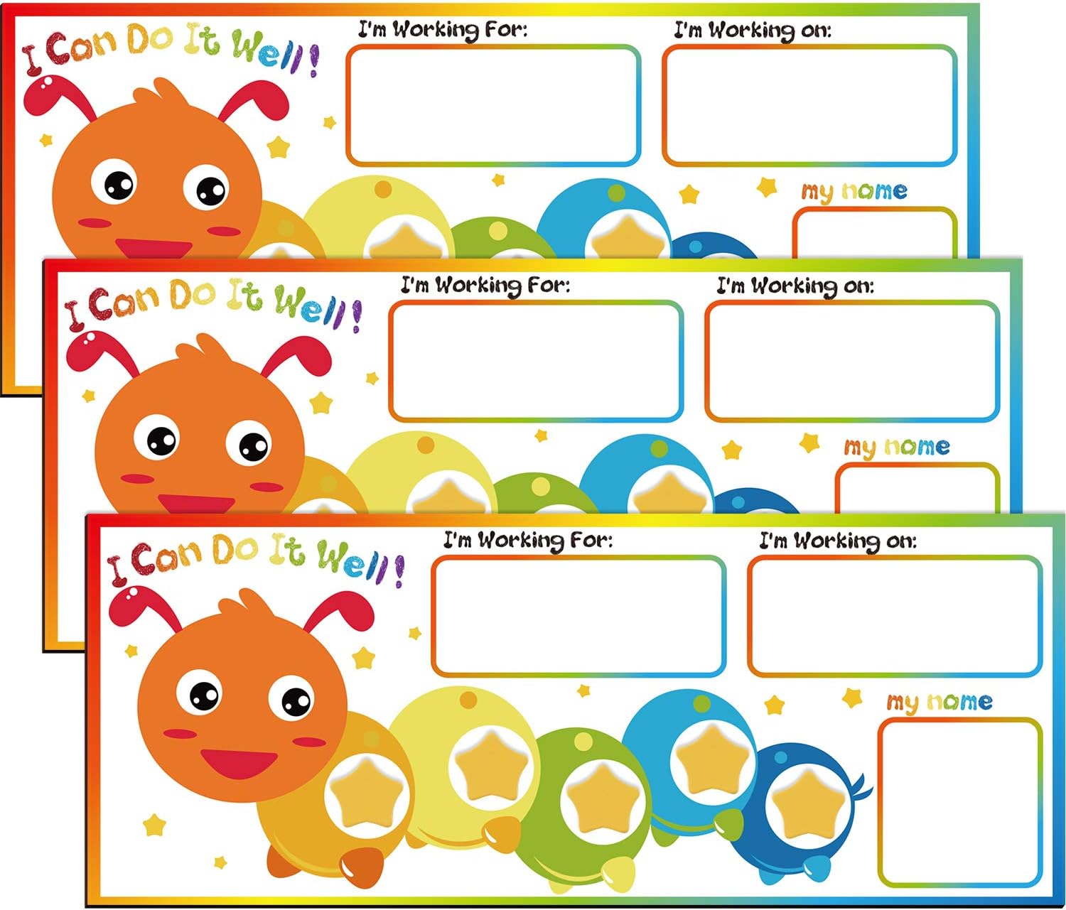 Caterpillar Token Board Reward and Responsibility Chart Token Board ...