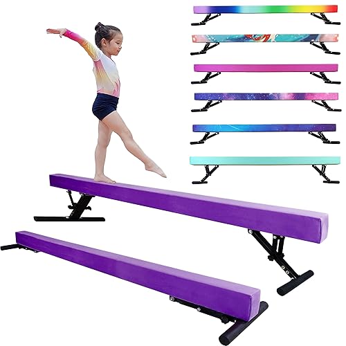 Seliyoo Adjustable Balance Beam for Kids 8FT Gymnastics Beam of All ...