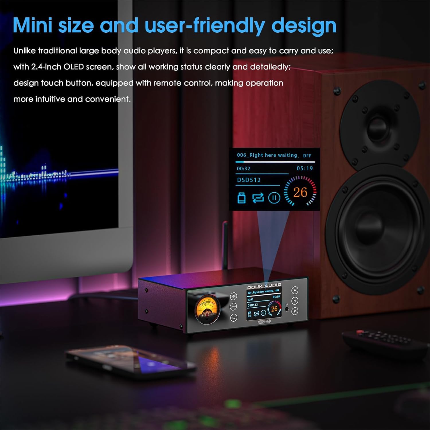 Mua Douk Audio C100 Mini Hi-Res Music Streamer Digital Audio Player ...