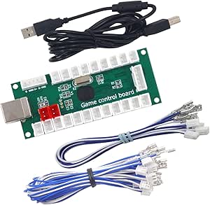 SJ@JX Arcade Game USB Encoder Zero Delay Arcade Button Joystick Controller for Retropie ...