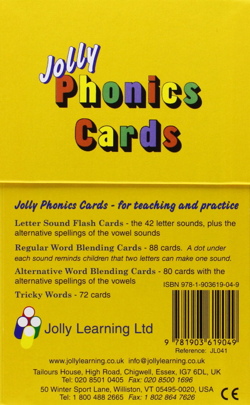 Teach child how to read: Jolly Phonics Sound Cards