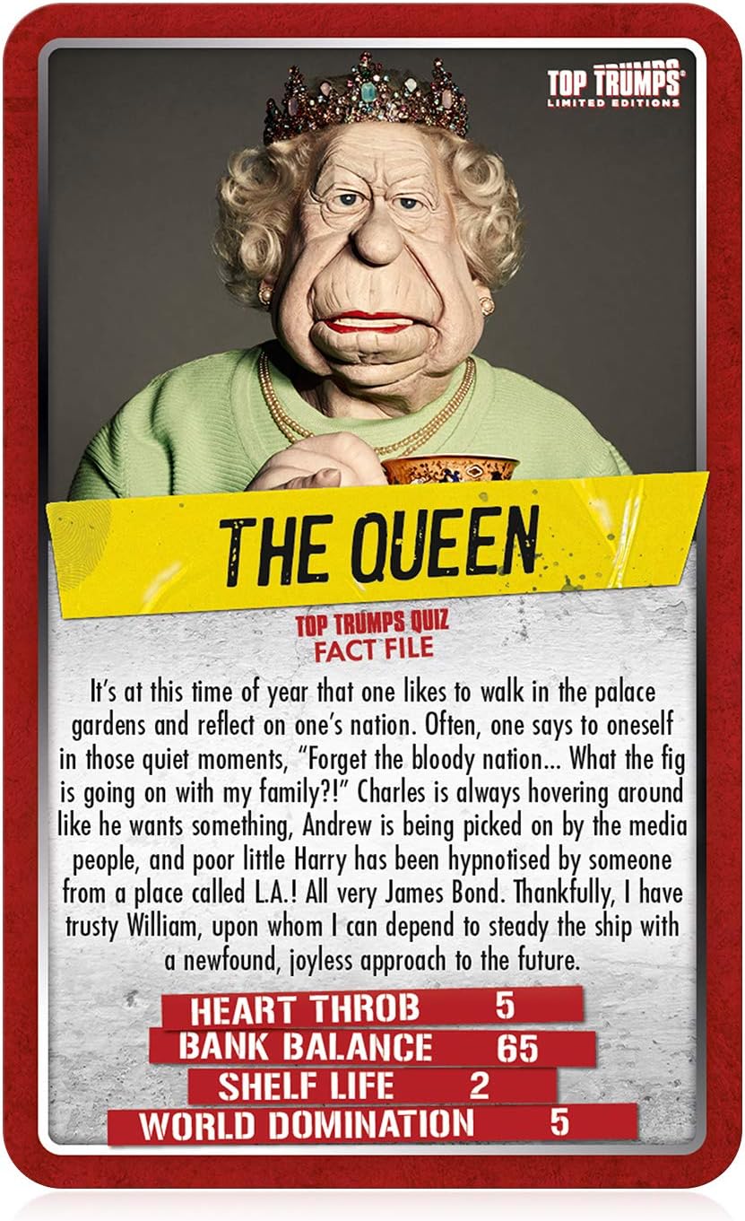 Spitting Image Top Trumps Limited Editions Card Game – BigaMart