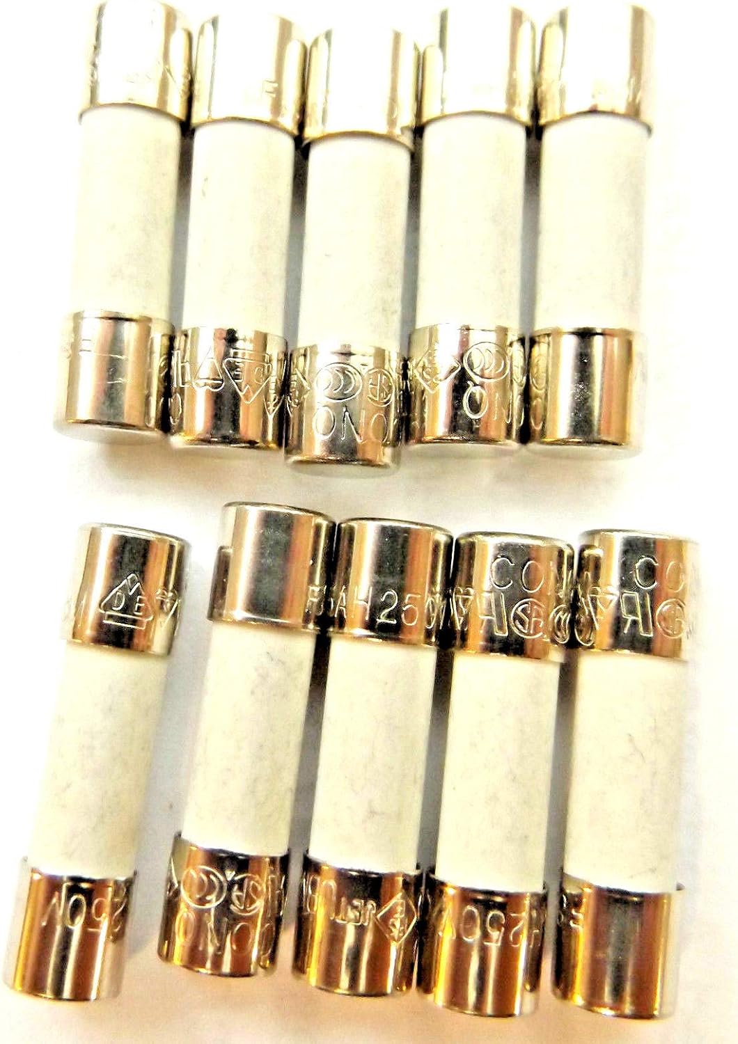 Fuse 3.15a 20Mm Quick Blow HBC Fast ceramic F3.15a H 250V X10Pcs ...